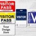 WE PRINT & DESIGN Visitor Identification Cards | Badges | Custom ...
