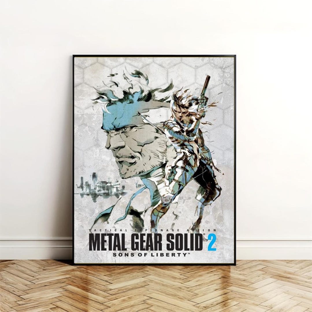 Affiche Metal Gear Solid 2 Poster - Etsy