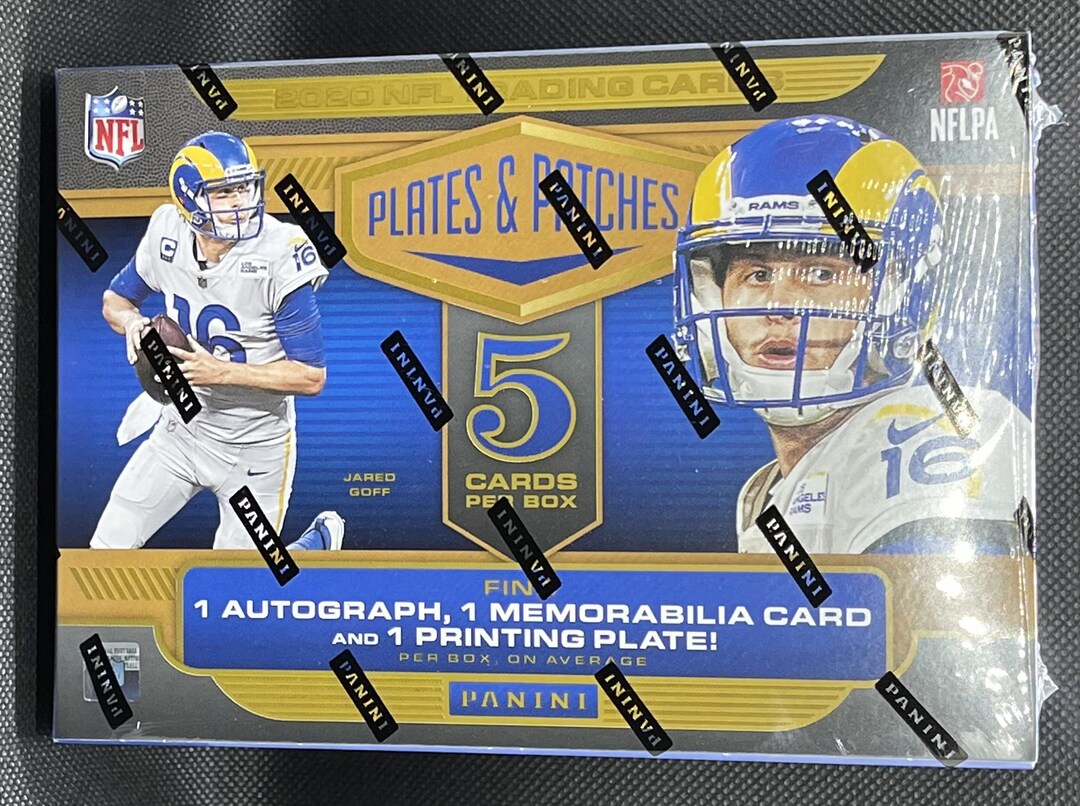 2020-2021 Panini Plates & Patches NFL Box - Etsy