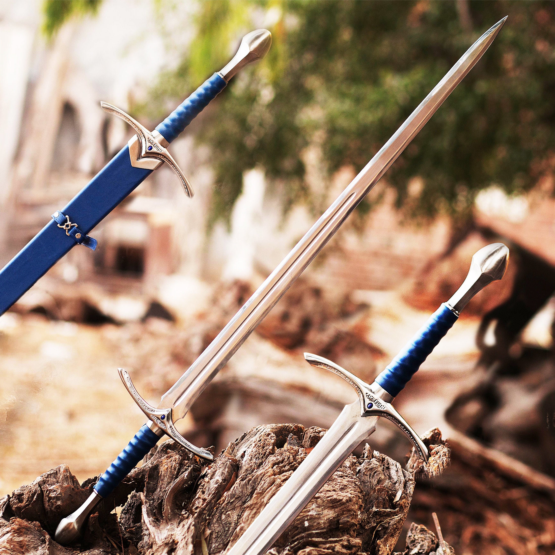 cheap buy online Glamdring Sword Replica Hand Forged Elven Foe Hammer ...