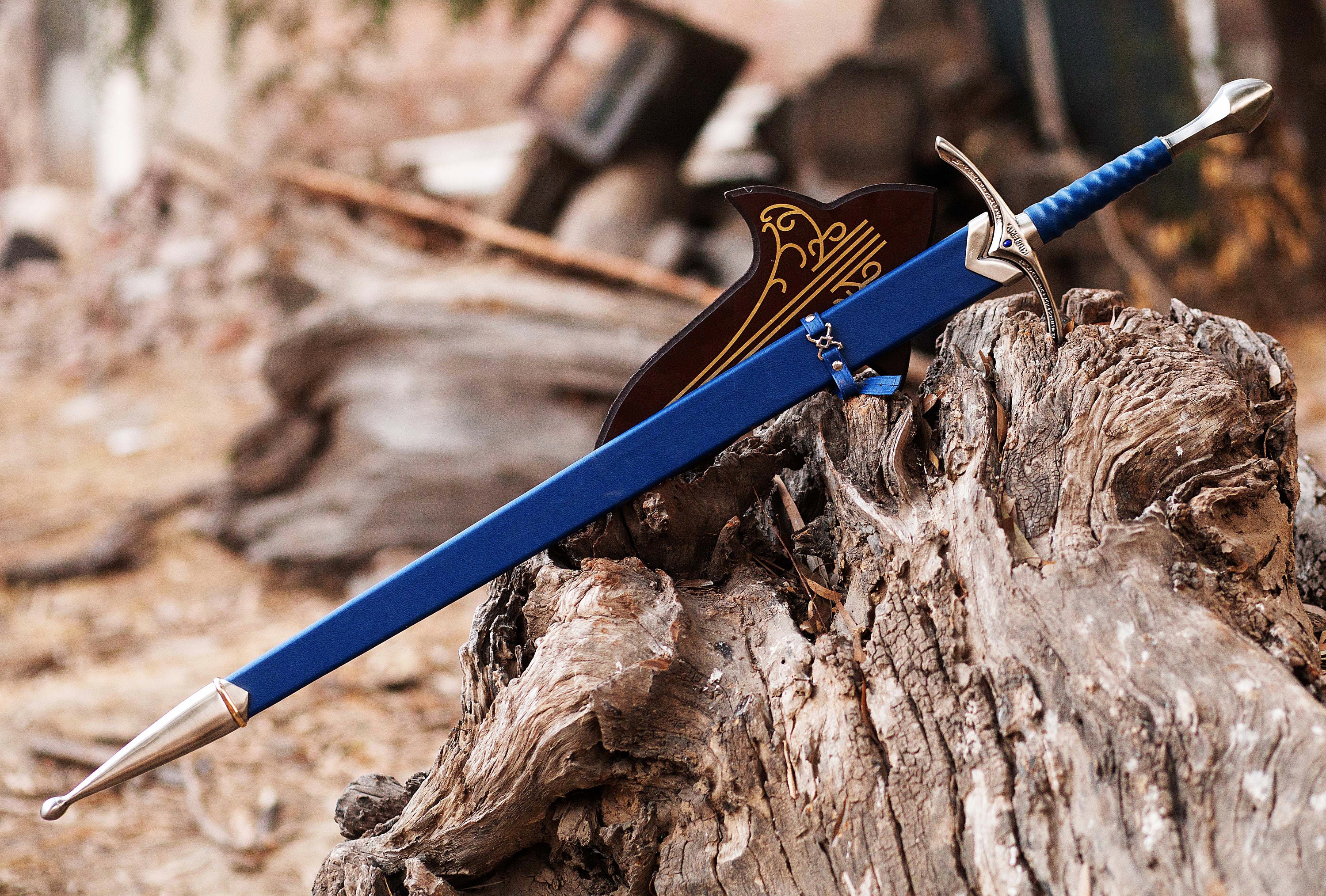 cheap buy online Glamdring Sword Replica Hand Forged Elven Foe Hammer ...