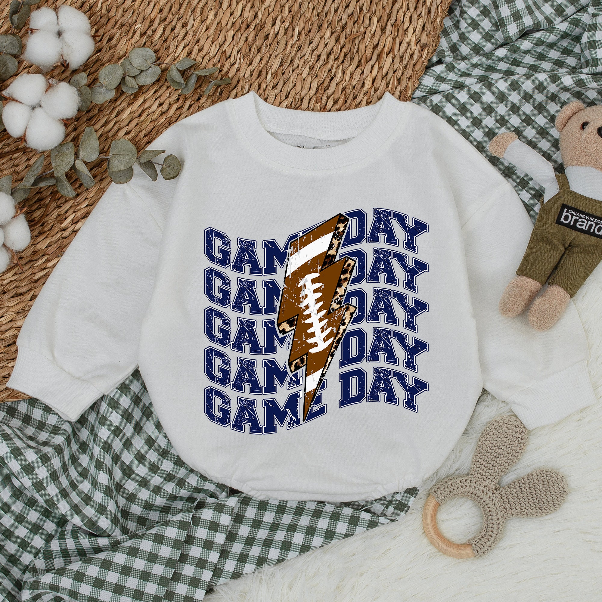 Game Day Bodysuit, American Football Outfit, Football Season Kid ...