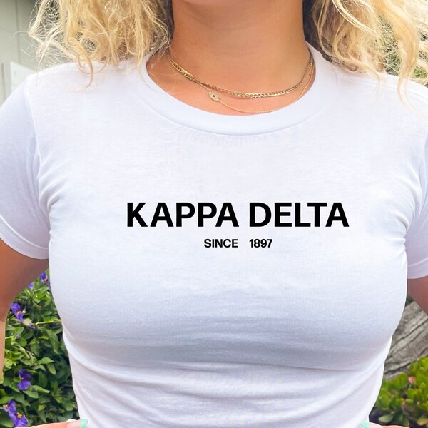 Kappa Delta Crop Shirt - Etsy