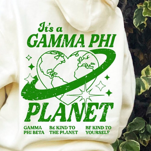 Gamma Phi Beta Sweatshirt Gphi Custom Sorority Flower Hoodie - Etsy