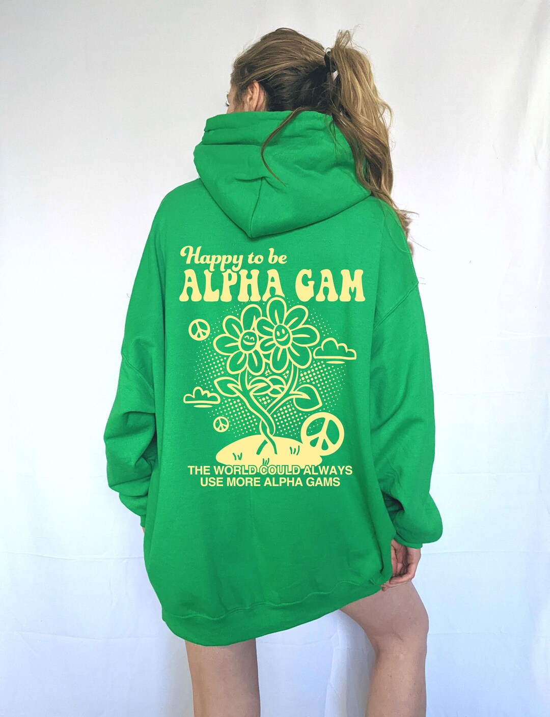 Happy to Be Alpha Gam Sorority Sweatshirt | Alpha Gamma Delta Sorority ...