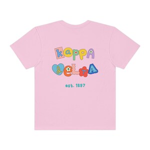 Kappa Delta Fun Doodle Scrapbook T-shirt | Kay Dee Trendy College Greek ...
