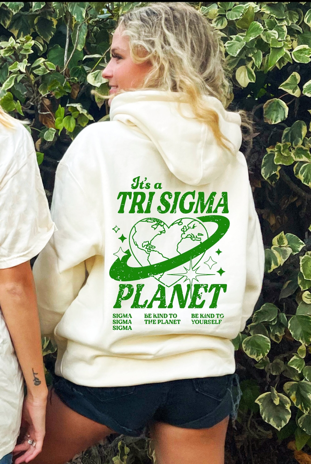 Sigma Sigma Sigma Planet Hoodie | Be Kind to the Planet Trendy Sorority ...