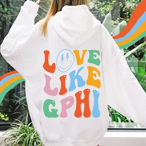 Gamma Phi Beta Soft Sorority Sweatshirt Love Like Gphi - Etsy