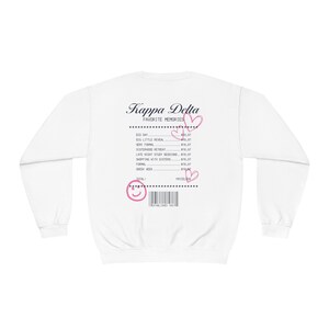 Kappa Delta Receipt Sorority Crewneck | Kay Dee Trendy Receipt Memories ...