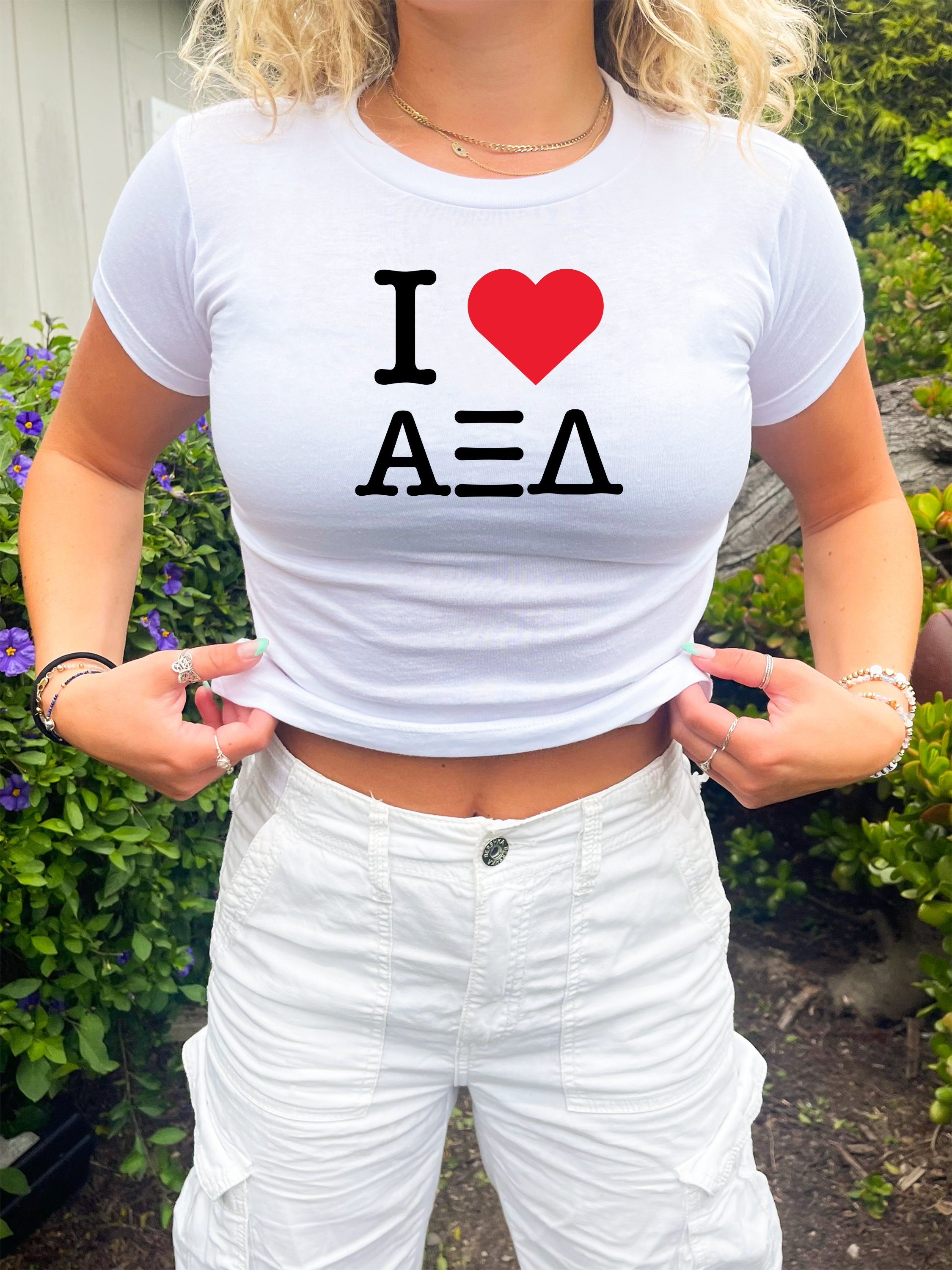 Alpha Xi Delta Letter Shirts