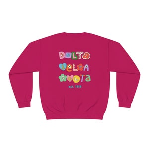 Delta Delta Delta Fun Doodle Scrapbook Crewneck | Tri Delta Trendy ...