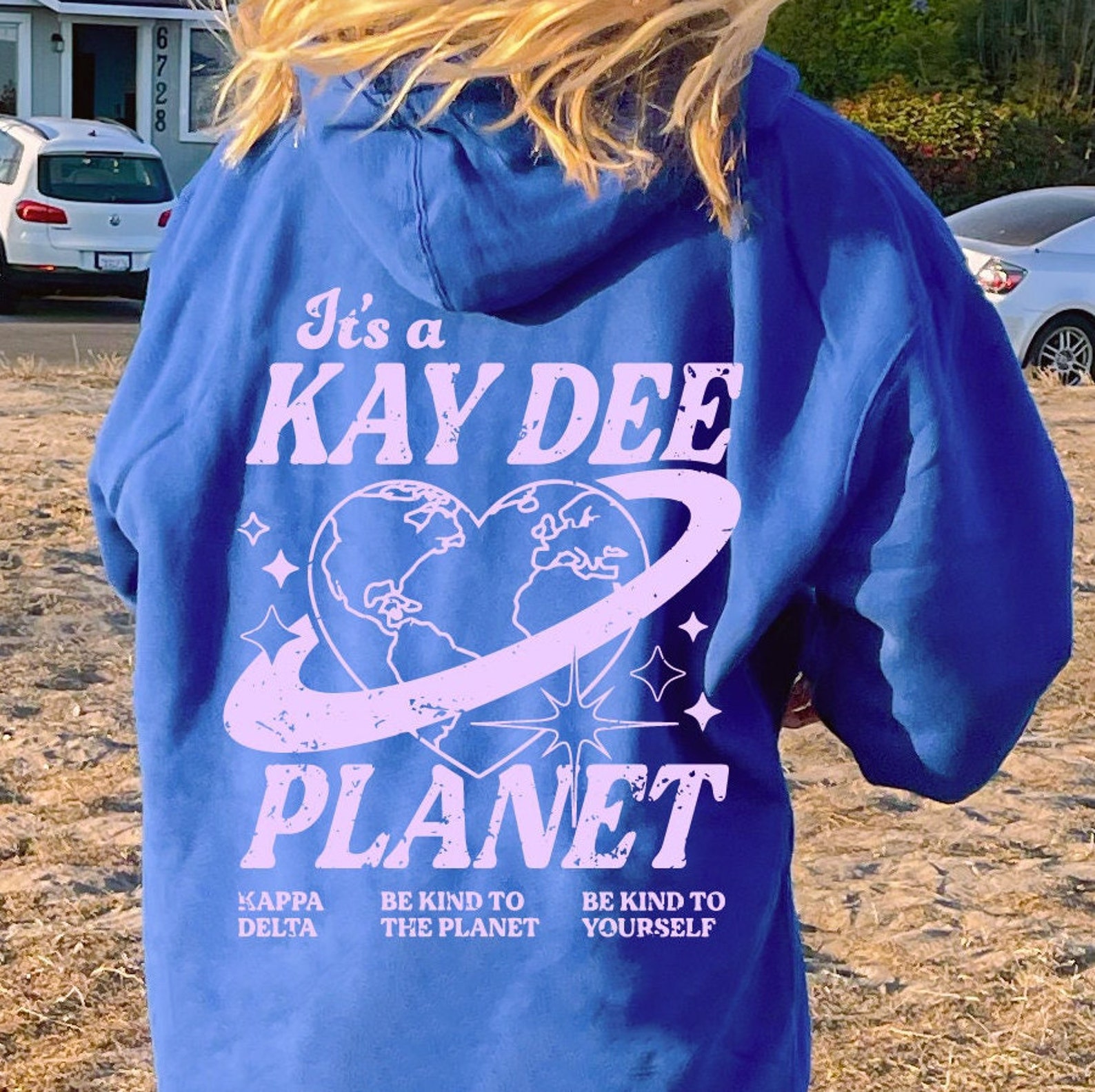 Kappa Delta Planet Hoodie Be Kind to the Planet Trendy - Etsy