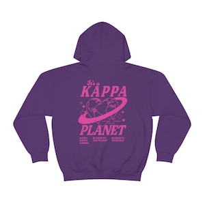 Kappa Kappa Gamma Planet Hoodie | Be Kind to the Planet Trendy Sorority ...