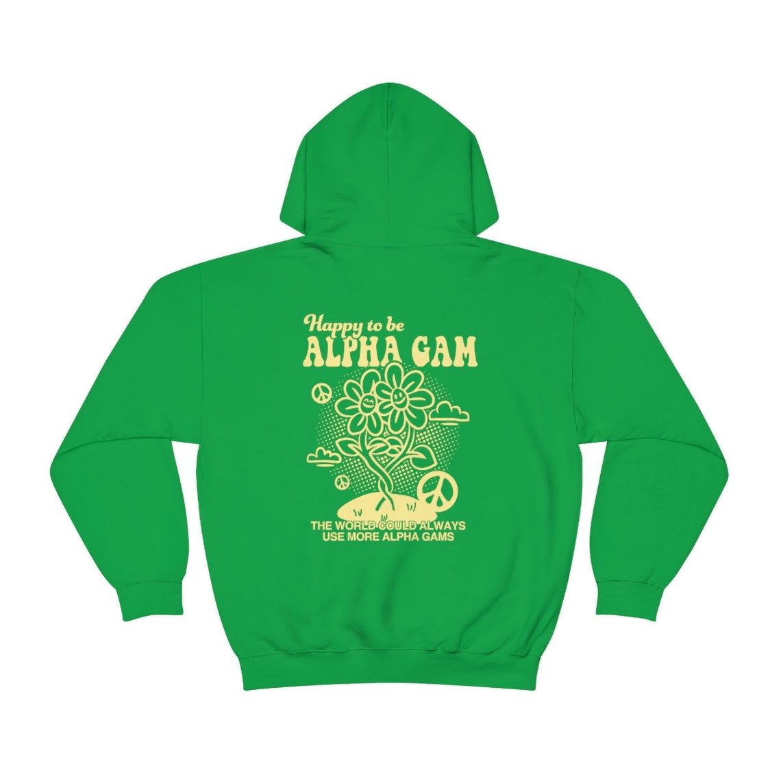 Happy to Be Alpha Gam Sorority Sweatshirt Alpha Gamma Delta - Etsy