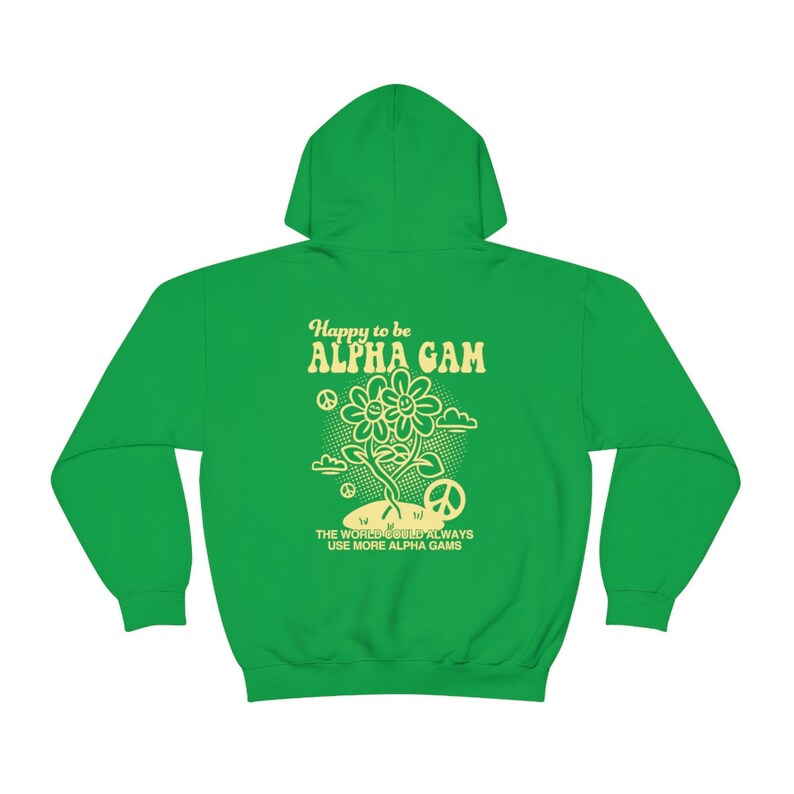 Happy to Be Alpha Gam Sorority Sweatshirt Alpha Gamma Delta - Etsy