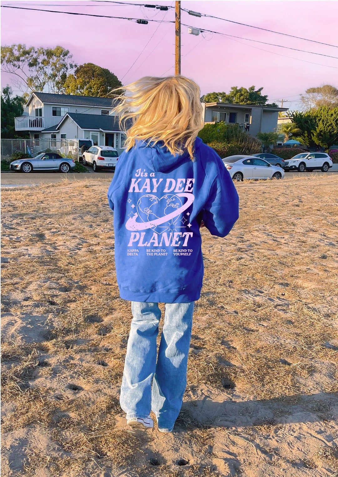 Kappa Delta Planet Hoodie | Be Kind to the Planet Trendy Sorority ...