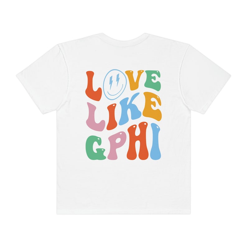 Gamma Phi Beta Sorority Comfy T-shirt Love Like Gphi - Etsy