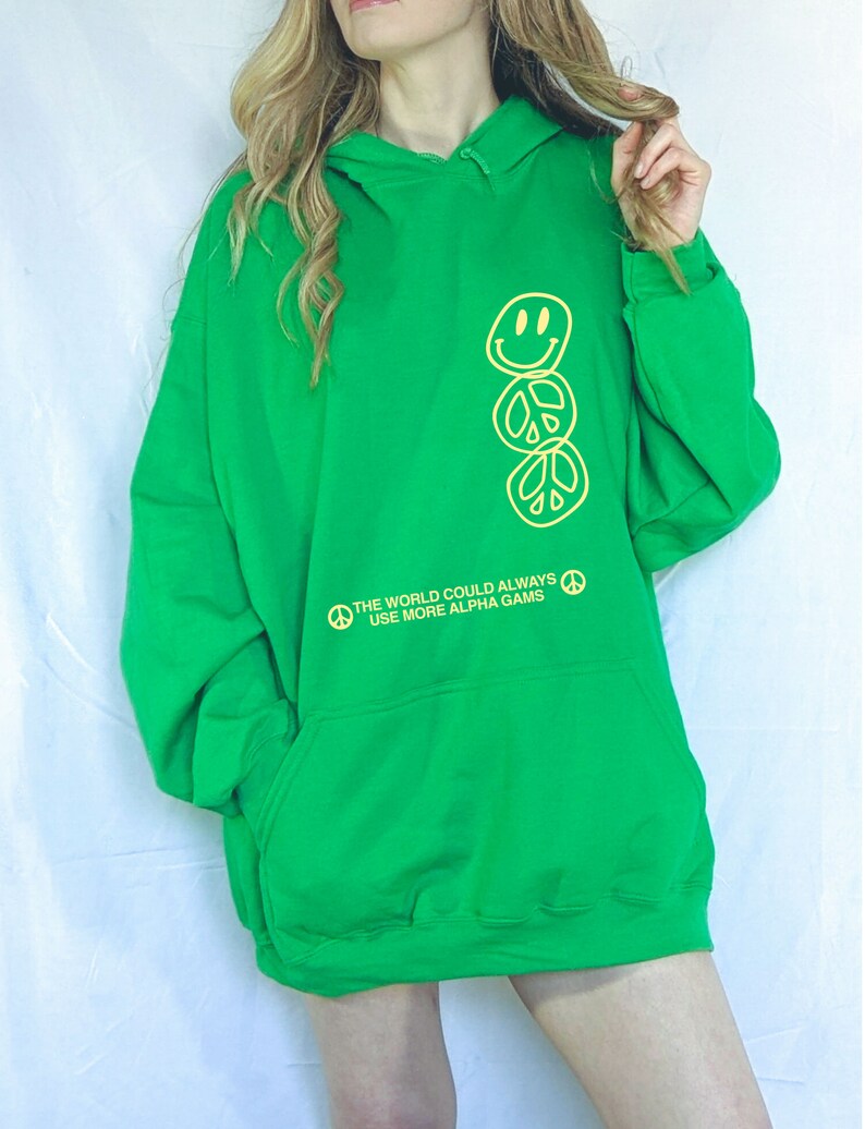 Happy to Be Alpha Gam Sorority Sweatshirt Alpha Gamma Delta - Etsy