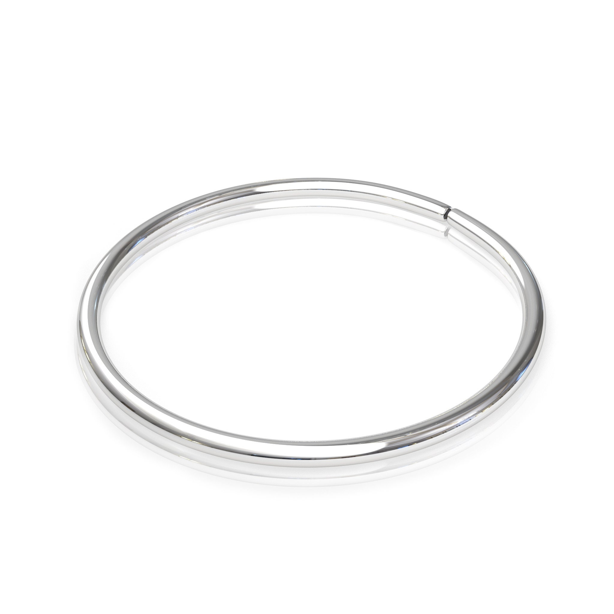 Plain Belly Button Hoop Ring 20 Gauge Simple Belly Button Jewelry 925 ...