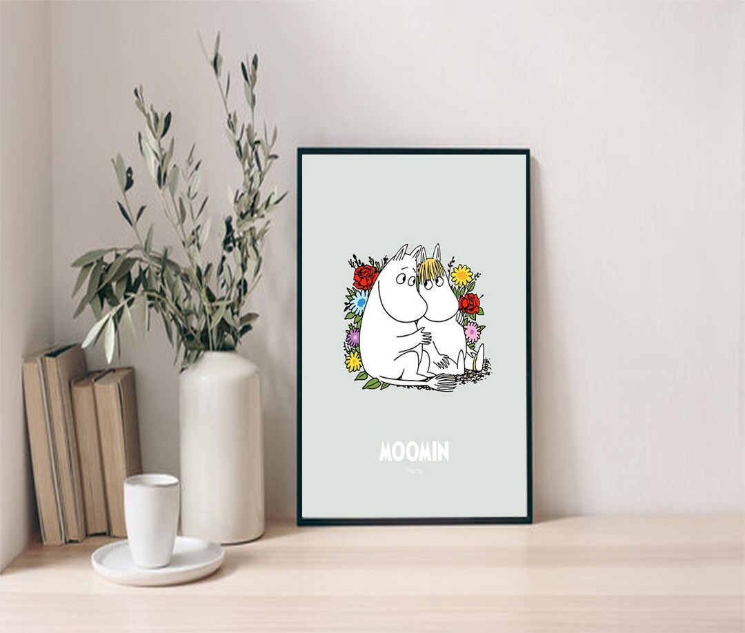 Moomin - Hugging Wall Decor Poster - Etsy