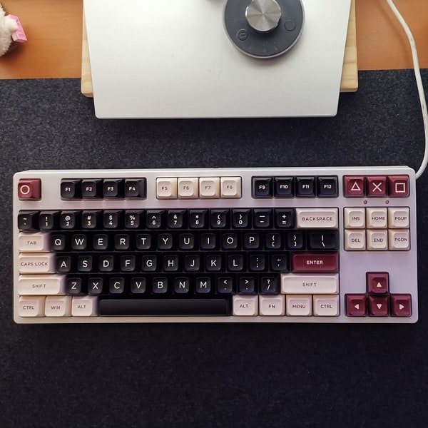 Black and Red Sa Keycaps - Etsy