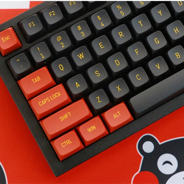 Dark Red Keycaps - Etsy