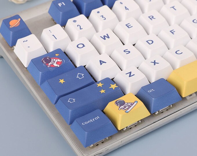 Universe of Stars Cherry Keycaps Set, Dye-sublimation PBT 104/108 Key ...