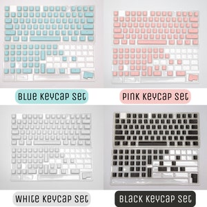 Cute Pudding ISO OEM PBT Backlit Keycap Set Backlit Key Cap - Etsy