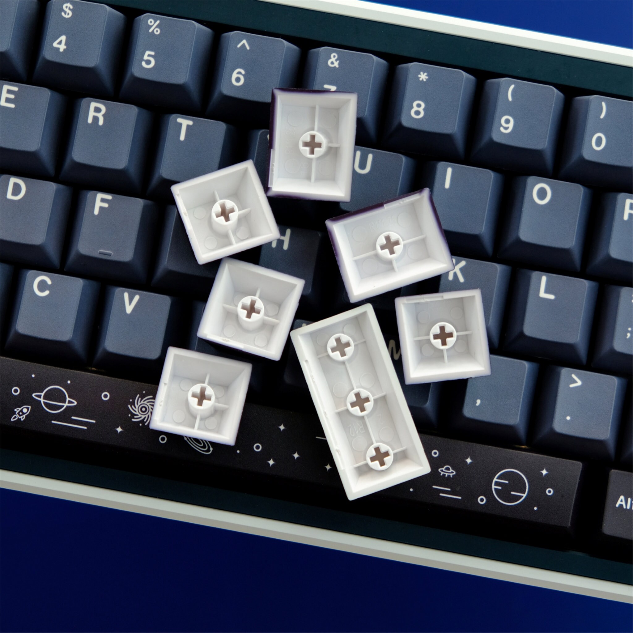 Cool Space Mechanical Keyboard Keycaps Set Galaxy Keycaps - Etsy Canada