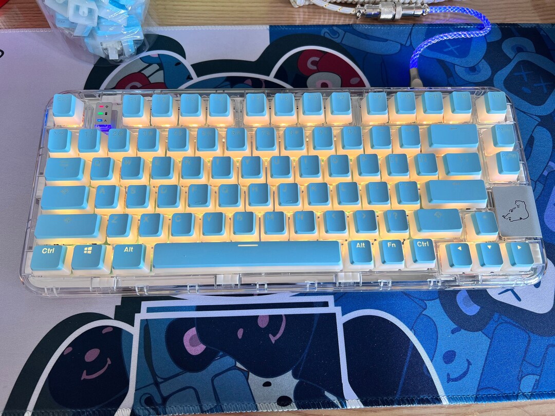 Cute Pudding ISO OEM PBT Backlit Keycap Set Backlit Key Cap - Etsy