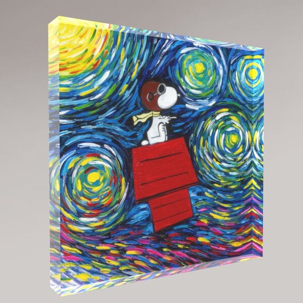 Snoopy Van Gogh - Etsy