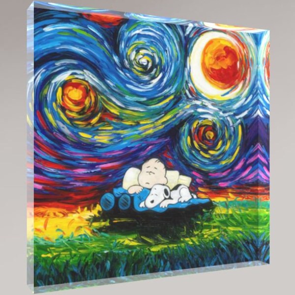 Snoopy Van Gogh - Etsy