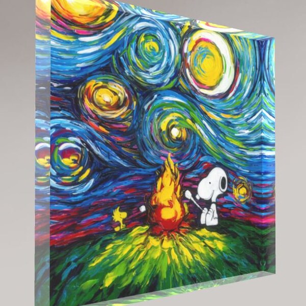 Snoopy Van Gogh - Etsy