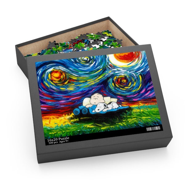 Snoopy Van Gogh - Etsy