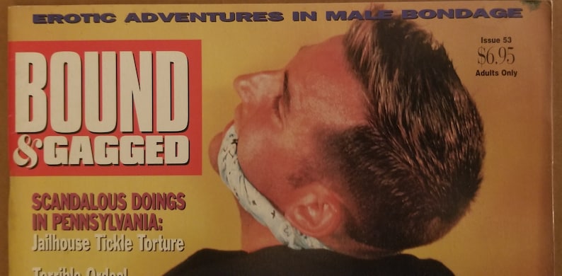 GAGGED & BOUND ISSUE 53 Male Vs Male Adult Bondage Magazine Very Fine-near Mint Condition - Etsy
