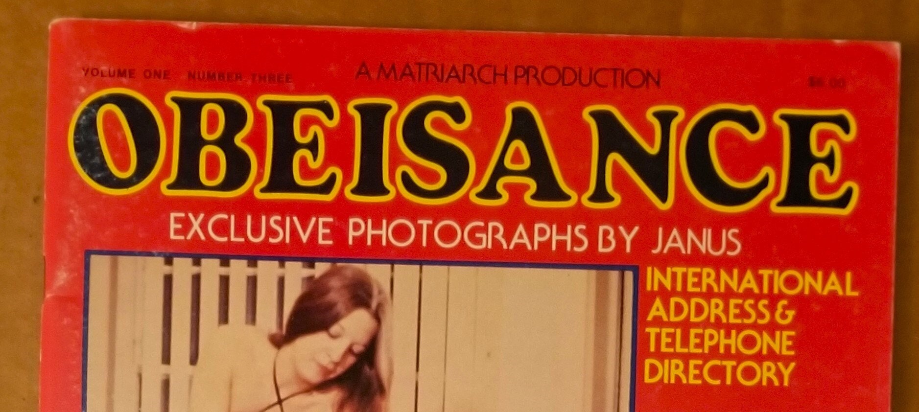 OBEISANCE ADULT MAG V1 3 Fem-dom Fetish 48pg Glossy Card Stock Very ...