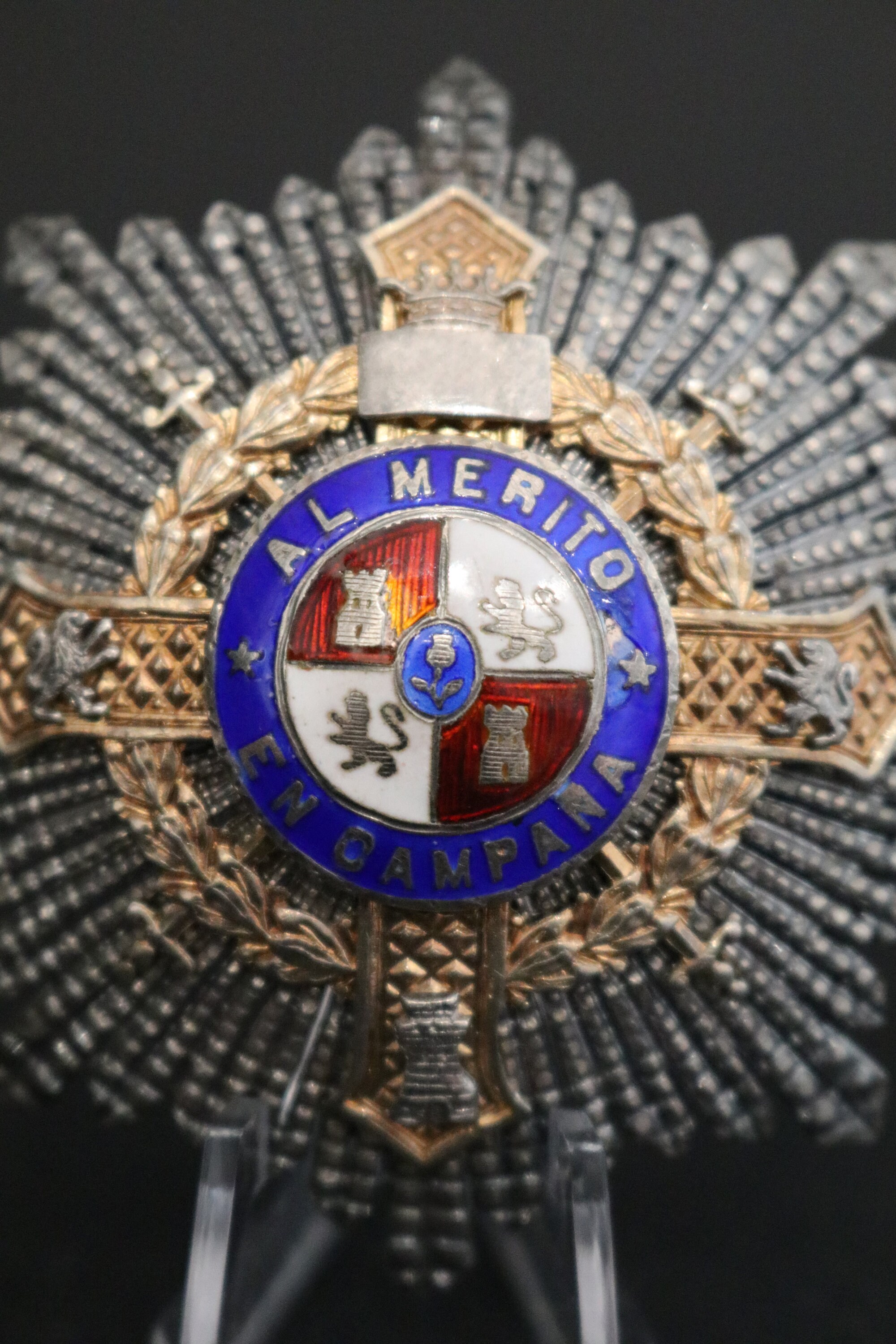 Spanish Plaque Medal Order of the War Cross for Merit in Campaign ...