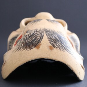 Antique Japanese Noh Theater Mask Represents Okuninushi Hand Carved in ...