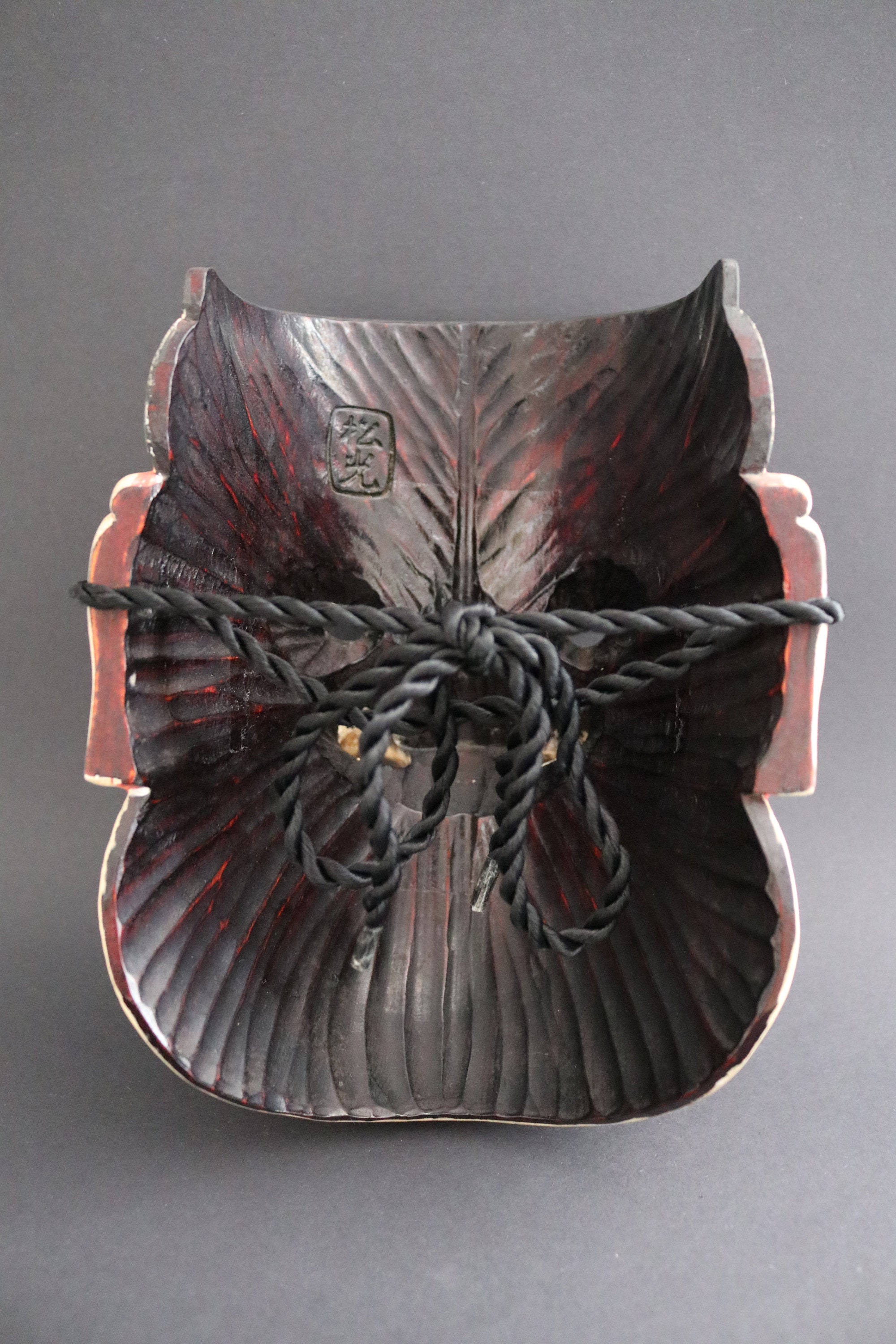 Antique Japanese Noh Theater Mask Represents Okuninushi Hand Carved in ...