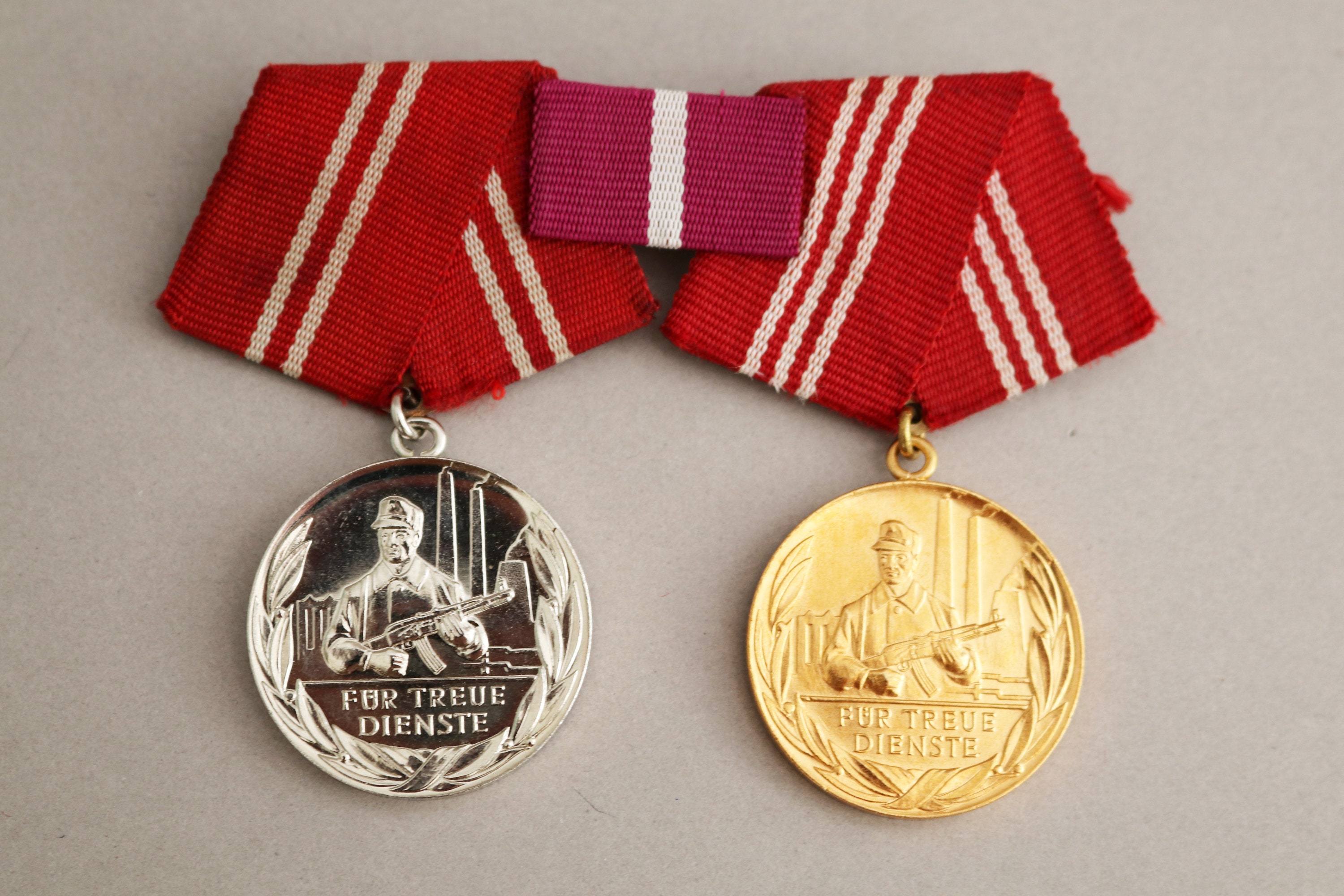 German DDR Medals for Loyal Service Combat Groups. Germany 1949-1990 - Etsy
