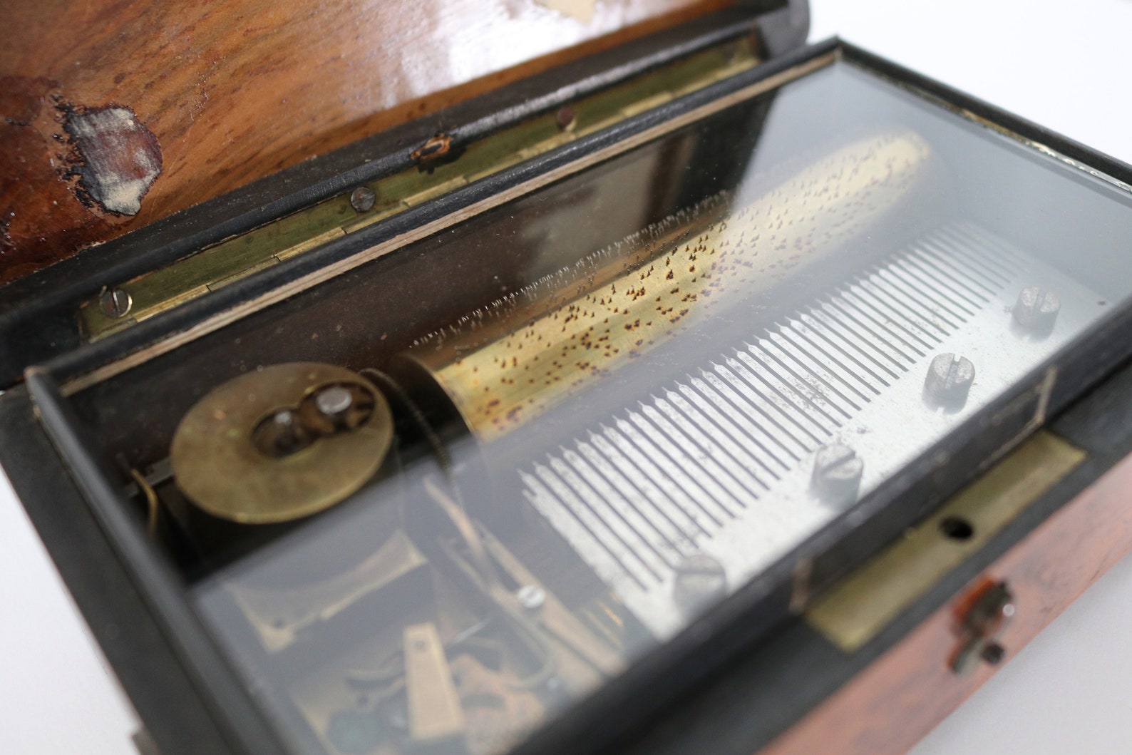 Antique Music Box Made at the Beginning of the 19th Century With Root ...