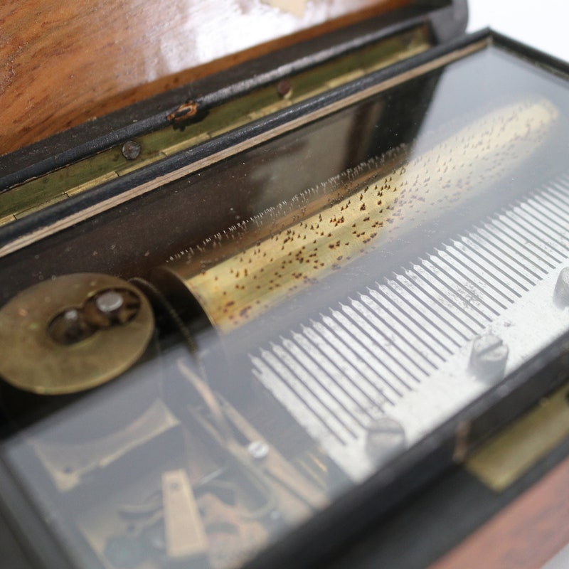 Antique Music Box - Etsy