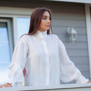 Victorian Blouse Sewing Pattern Instant PDF Download, Ruffle Collar ...