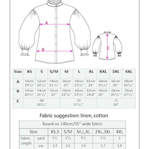 Victorian Blouse Sewing Pattern Instant PDF Download, Ruffle Collar ...