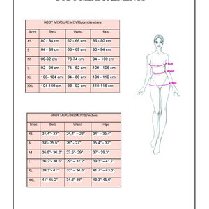 Short Flare Sleeves Top Sewing Pattern, Sizes XS, S and M, Boxy Top ...
