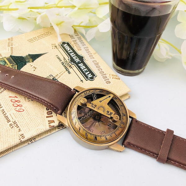 Brass Strap Clock - Etsy