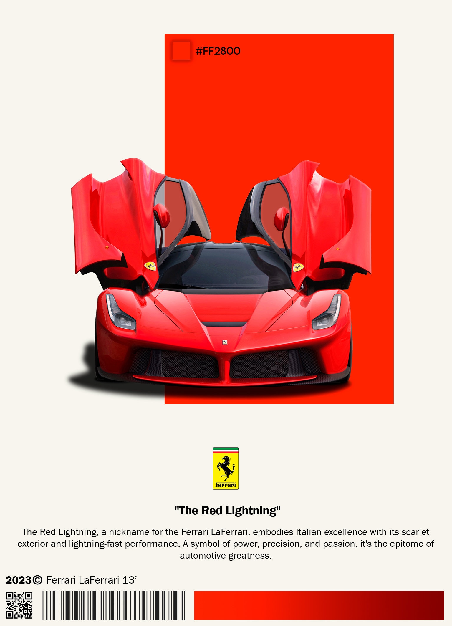 Luxurious Ferrari Laferrari Print for Car Lovers - Etsy