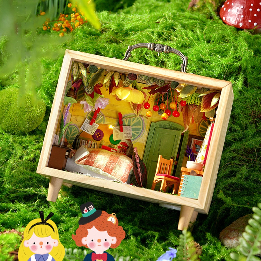 The Forest House Microscopic Scene Handmade DIY Hut House - Etsy