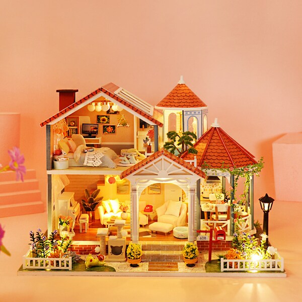 Wooden Model House Kit - Etsy