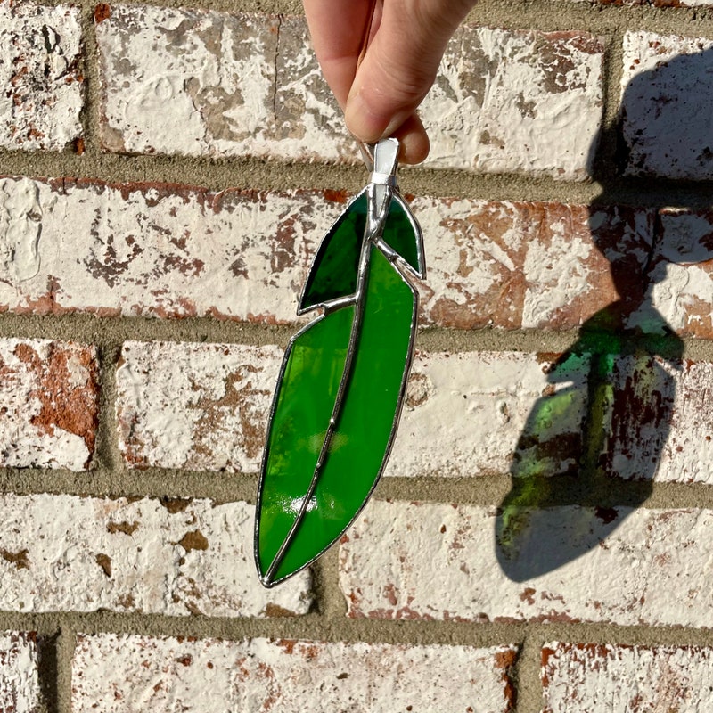 Stained Glass Feather - Etsy